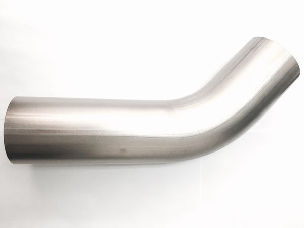 2″ Titanium 45° Mandrel Bend – 1.5D Radius – 1mm/.039" Wall - 3" Leg ...