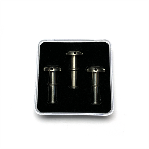 Silicone Purge Plug Shower Diffuser - Titanium Barb Outlet - 3 Piece ...